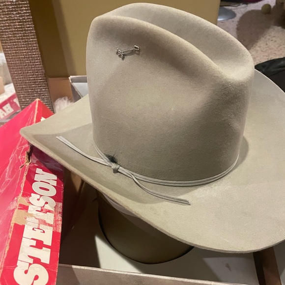 Stetson | Accessories | Vintage Stetson Cowboy Hat Fedora 4x Beaver Sz ...